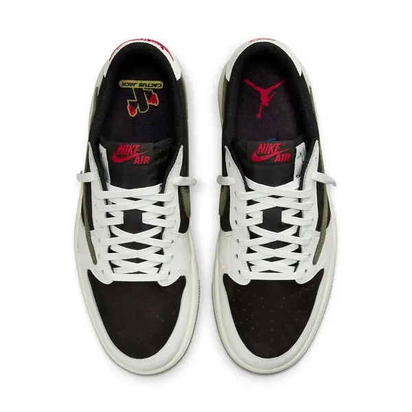 JORDAN 1 Retro Low Og Sp X Travis Scott "medium Olive