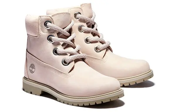 Timberland Heritage 6-inch Waterproof Boots - Pink/beige