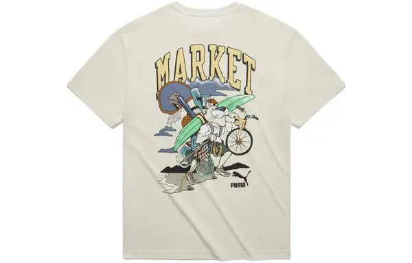 PUMA X Market Graphic Tee 'beige