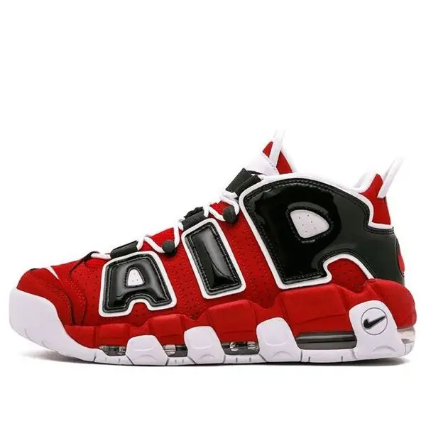 Nike More Uptempo Hoops Pack - Varsity Red/white-black