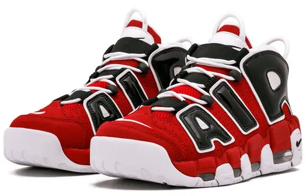 Nike More Uptempo Hoops Pack - Varsity Red/white-black
