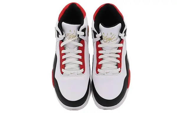 Nike Flight Legacy Mid-top Sneakers - White/gold/red