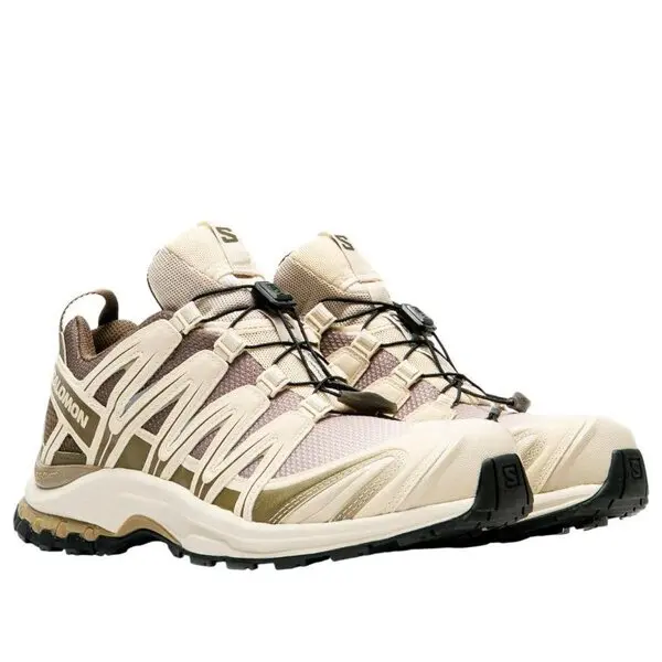 SALOMON Xa Pro 3d Athletic Sneakers - Stone Grey/almilk/black