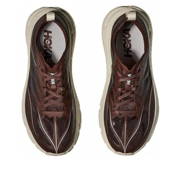 Hoka One One Mafate Speed 4 Lite Sneakers - Cold Brew/oatmilk