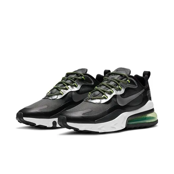 Nike 3m X Air Max 270 React Se "black Reflective Silver - Black/green