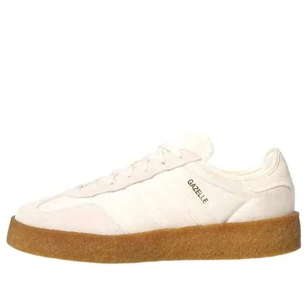 Adidas X Clot Gazelle Crepe Pack Sneakers - Cream White/core White/gold Metallic