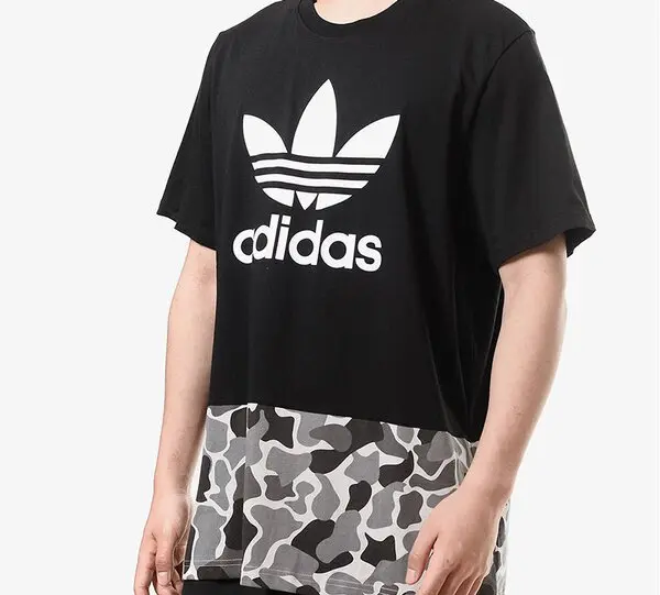 Adidas Originals Short Sleeve Tee With Camouflage Detail