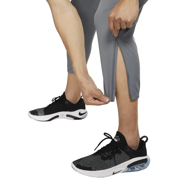 Nike Dri-fit Challenger Logo Sports Woven Running Long Pants Gray