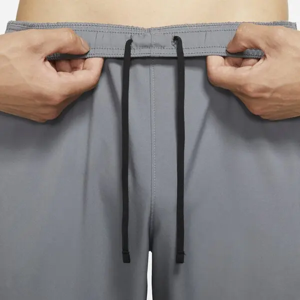 Nike Dri-fit Challenger Logo Sports Woven Running Long Pants Gray