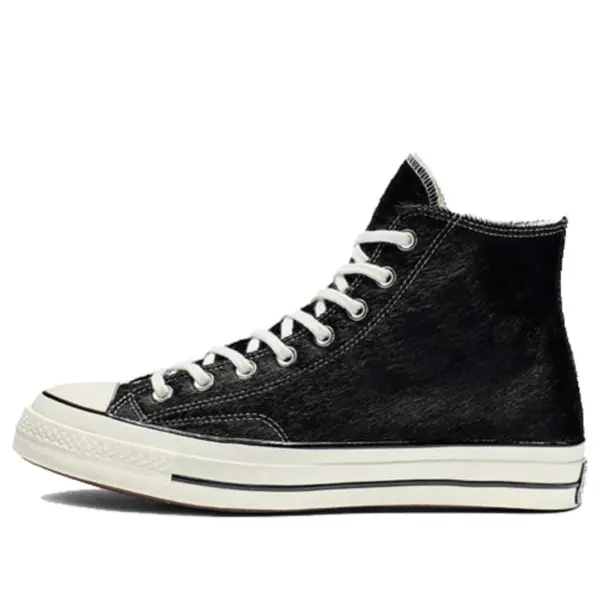 CONVERSE Chuck 70 Hi Pony Hair Sneakers - Black