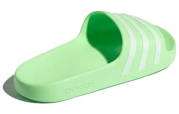 Adidas Adilette Aqua Slides - Green/white