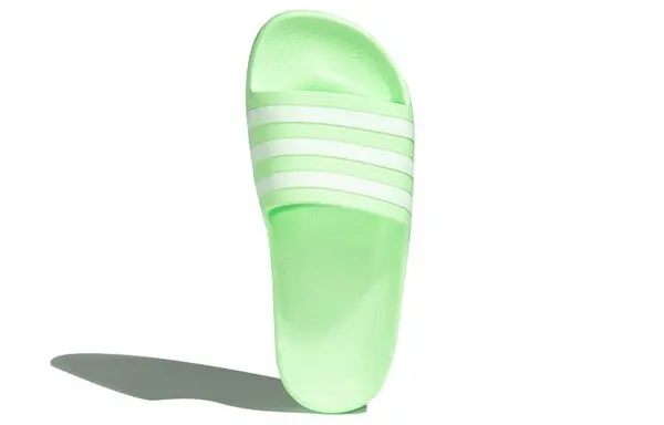 Adidas Adilette Aqua Slides - Green/white
