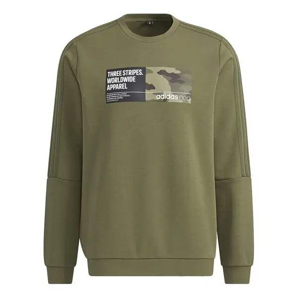 Adidas Neo Graphic Print Crewneck Pullover - Default Color