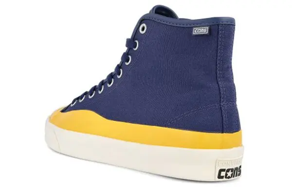 CONVERSE Pop Trading Company X Jack Purcell Pro High Top Sneakers - Blue/yellow