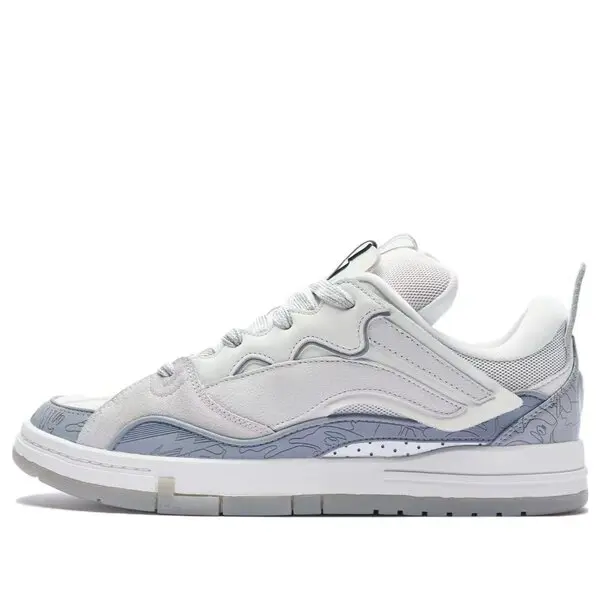 LI-NING Superwave Golden X Aape 10th Anniversary Sneakers - White/grey
