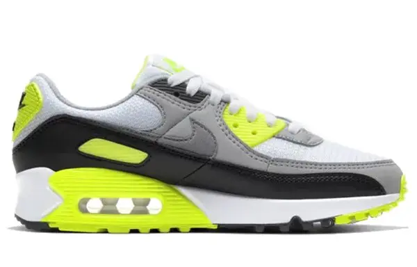 Nike Max 90 'volt' Sneakers - White/particle Grey/black