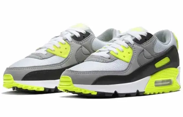 Nike Max 90 'volt' Sneakers - White/particle Grey/black