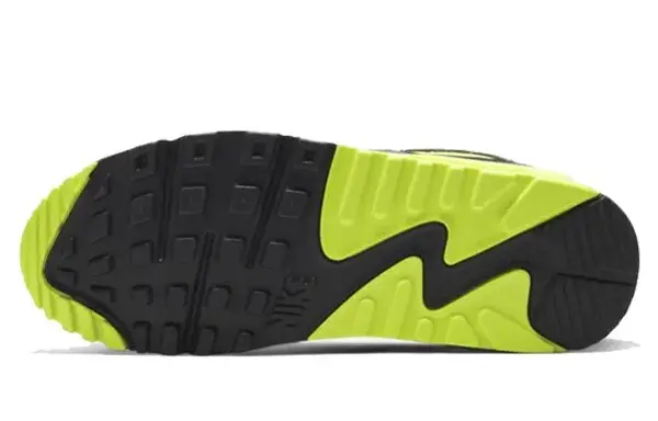 Nike Max 90 'volt' Sneakers - White/particle Grey/black