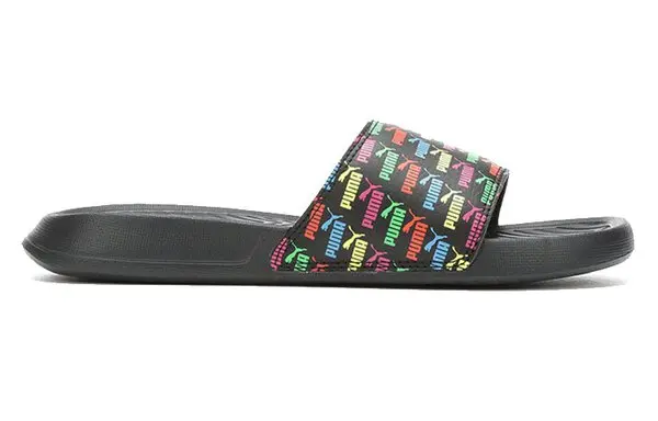 PUMA Popcat Mini Logo Slides - Black