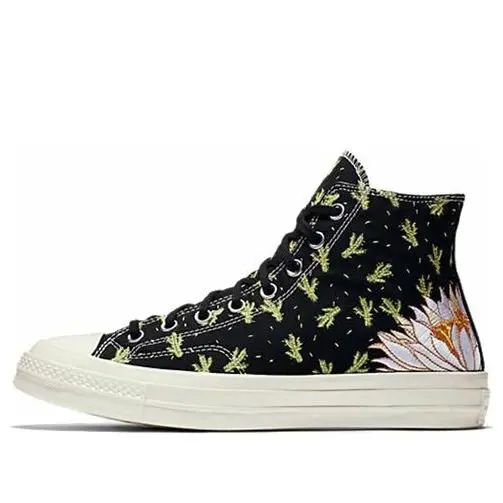CONVERSE Chuck 70 Prep Embroidery High Top Sneakers - Black
