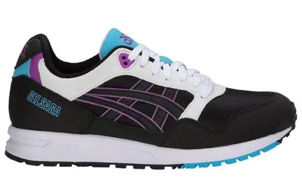 Asics Gel Saga " Orchid" Low Top Sneakers - Black