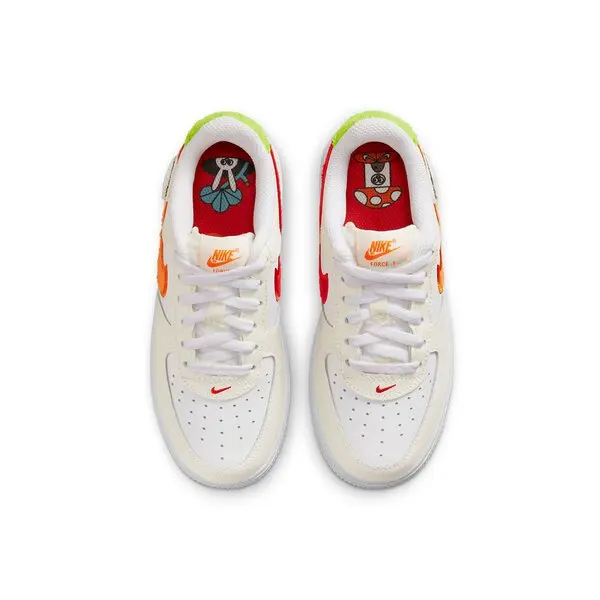 Nike Force 1 Lv8 Sneakers - White/white/washed Teal