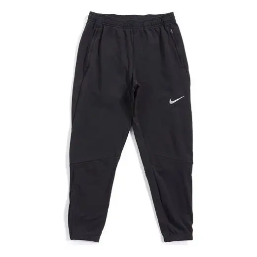Nike As M Nk Thrma Essential Pant Bundle Feet Fleece Lined Sports Long Pants - Black