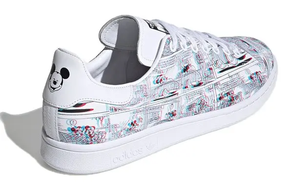 Adidas Disney X Stan Smith 'mickey Mouse Comic Strip' Sneakers - Ftwwht/cblack