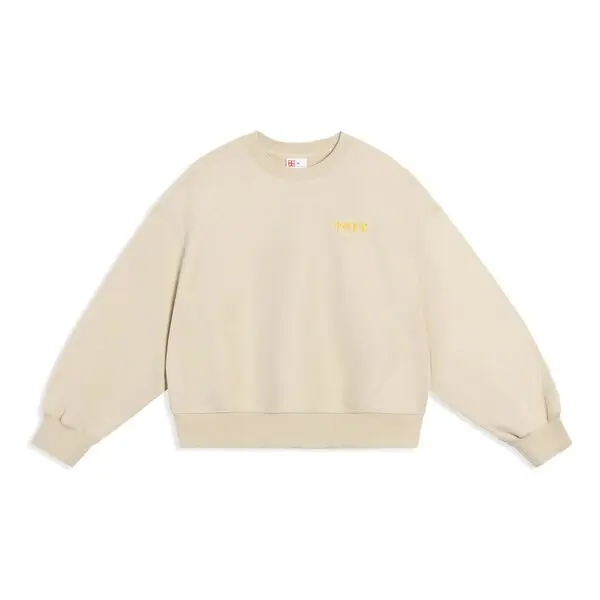 LI-NING Casual Lifestyle Short Pullover - Beige/yellow
