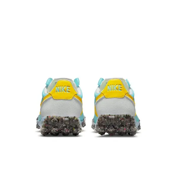 Nike Waffle Racer Crater Sneakers - Blue/yellow/gray