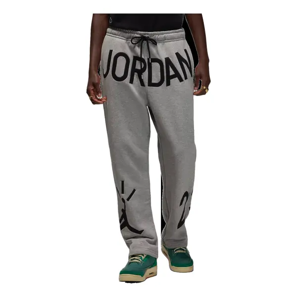 JORDAN X Nina Chanel Abney Sweatpants Asia Sizing 'grey Black - Grey/black