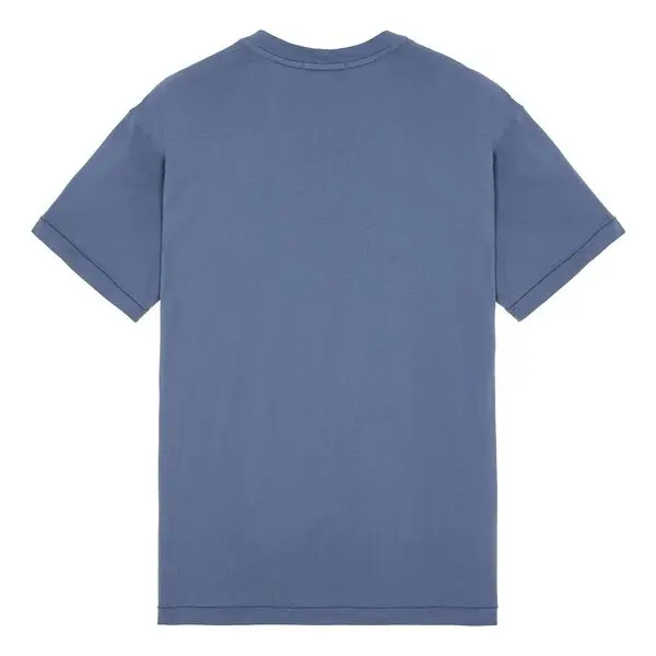 Stone Island Compass Patch Logo T-shirt - Avio Blue