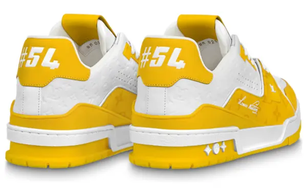 LOUIS VUITTON Trainers - White/yellow