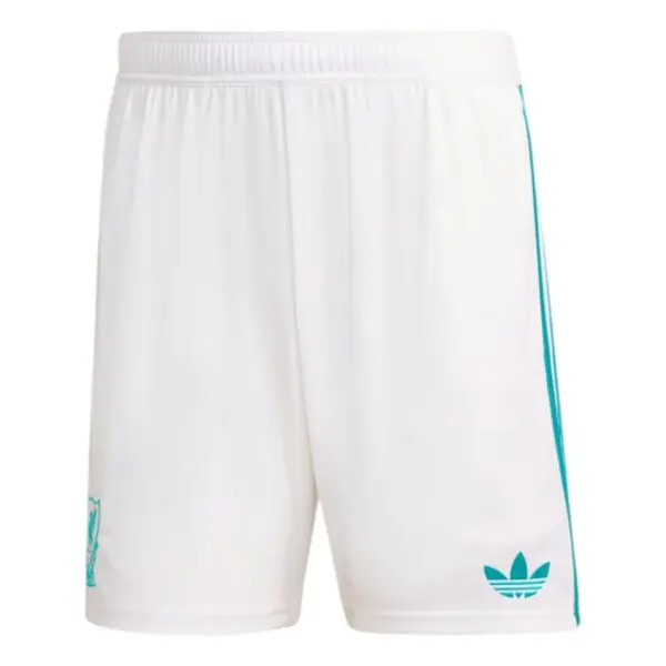 Adidas Liverpool Fc 25/26 Third Shorts - White/sea Green