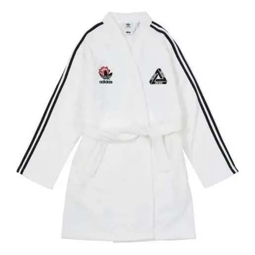 PALACE X Adidas Originals Towel Robe Logo - White