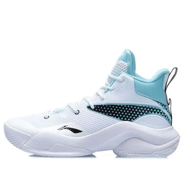 LI-NING Power Athletic Sneakers - White/black/crystal Blue