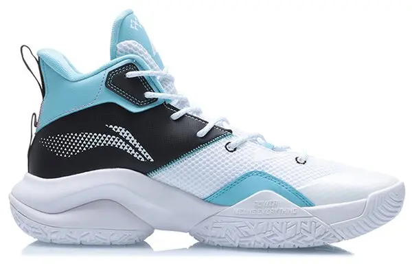 LI-NING Power Athletic Sneakers - White/black/crystal Blue