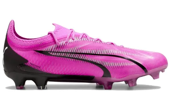 PUMA Ultra Ultimate Fg Cleats - Pink/white/black