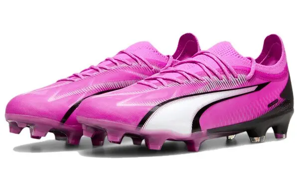 PUMA Ultra Ultimate Fg Cleats - Pink/white/black