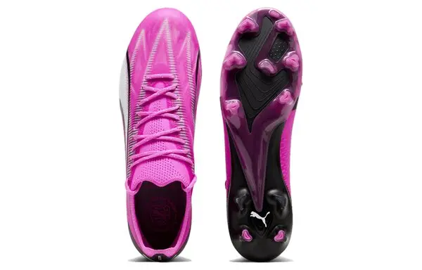 PUMA Ultra Ultimate Fg Cleats - Pink/white/black