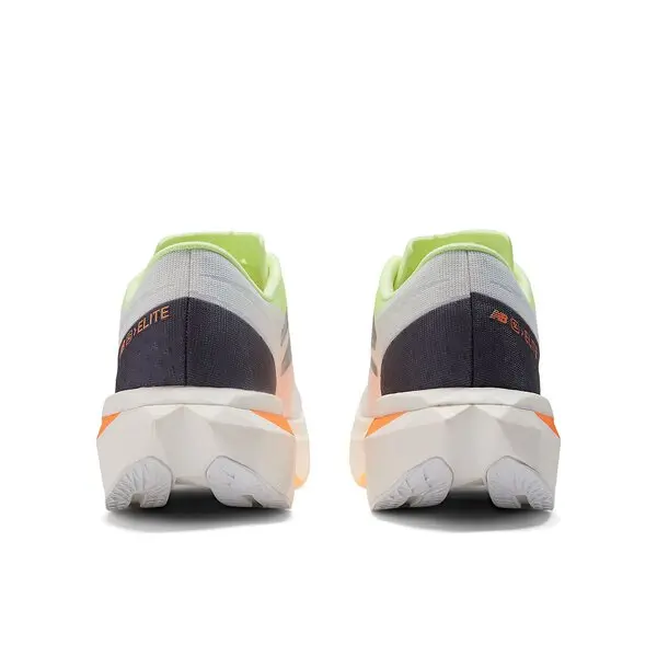 NEW BALANCE Fuelcell Supercomp Elite V4 Athletic Shoes - White/bleached Lime Glow/hot Mango