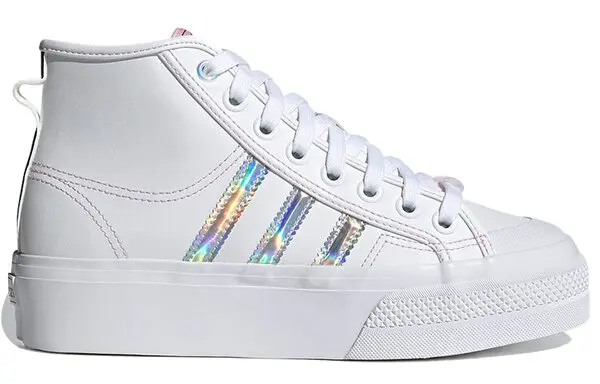 Adidas Nizza Platform Mid Iridescent Sneakers