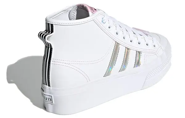 Adidas Nizza Platform Mid Iridescent Sneakers