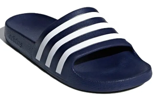Adidas Adilette Aqua Slides - Blue/white