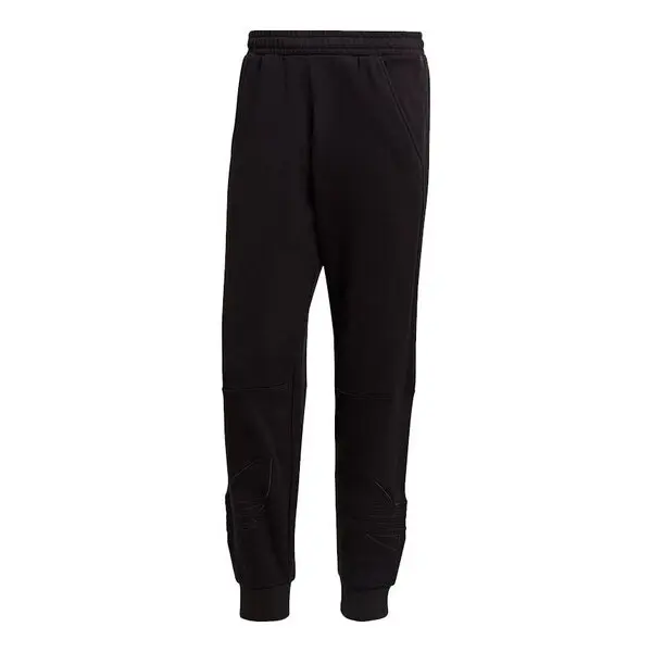 Adidas Originals Tricolor Sweatp Large Pattern Sports Pants/trousers/joggers Black - Default Color