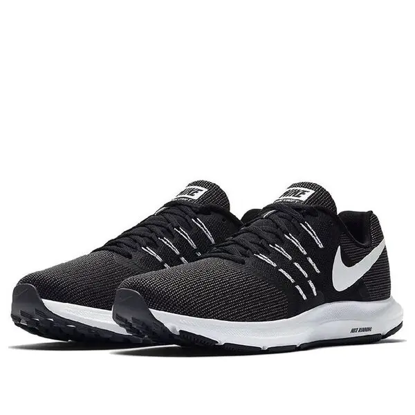 Nike Run Swift Athletic Sneakers - Black/white-dark Grey