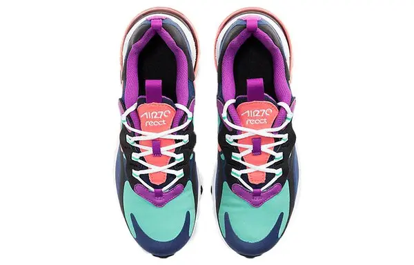 Nike Max 270 React Sneakers - Blue Void/black/kinetic
