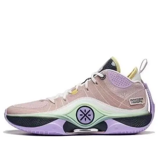 LI-NING Wade Shadow 5 'dreamer' Athletic Sneakers - Pale Pink/white/purple