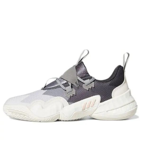 Adidas Trae Young 1 Low Top Sneakers - White/grey
