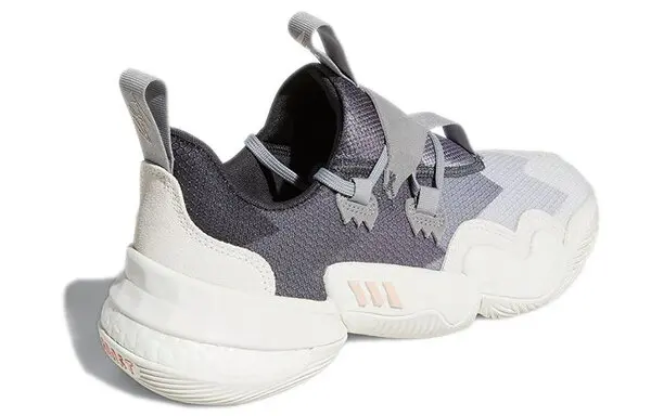 Adidas Trae Young 1 Low Top Sneakers - White/grey